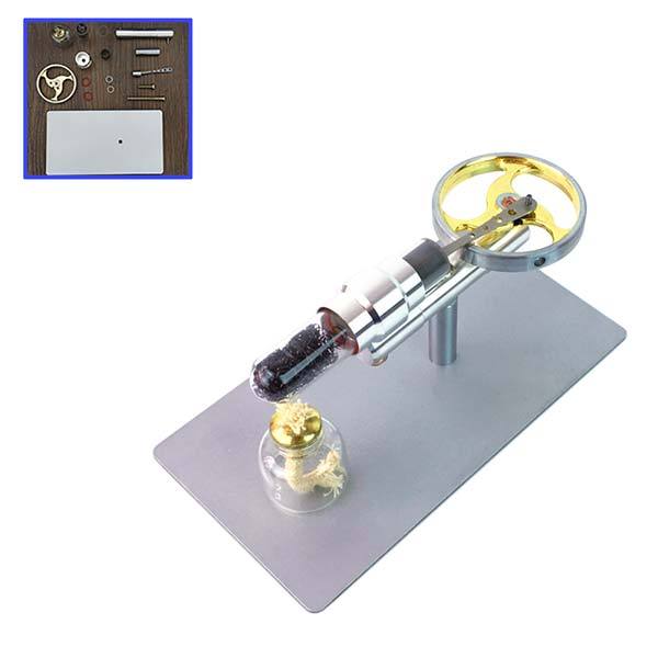 Micro DIY Stirling Engine Kit with Big Flywheel Design Engine Motor ...